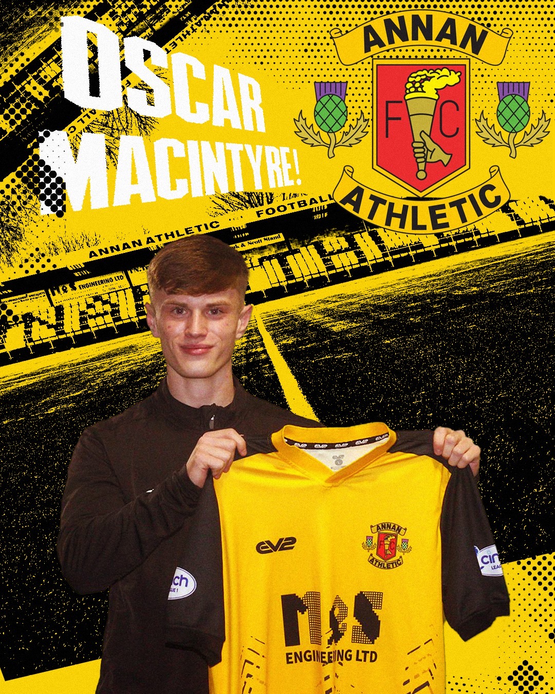 LOAN SIGNING : Oscar MacIntyre - Annan Athletic FC